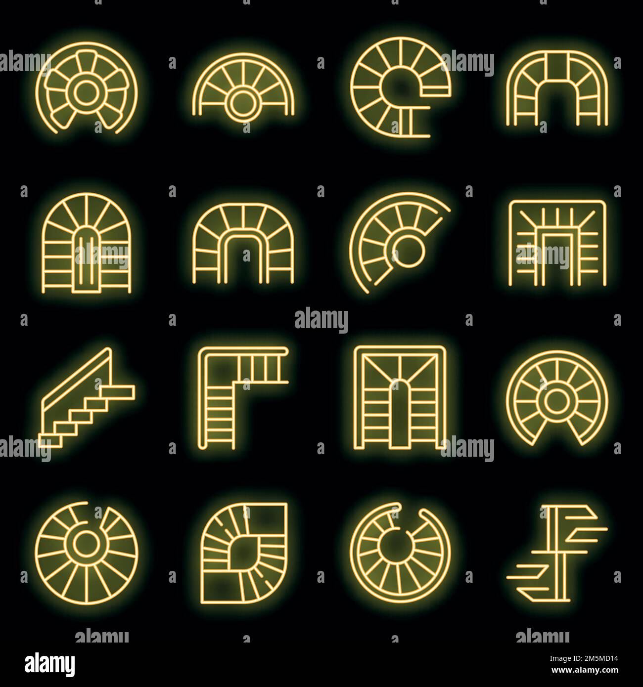 Staircase up tower Stock Vector Images - Alamy