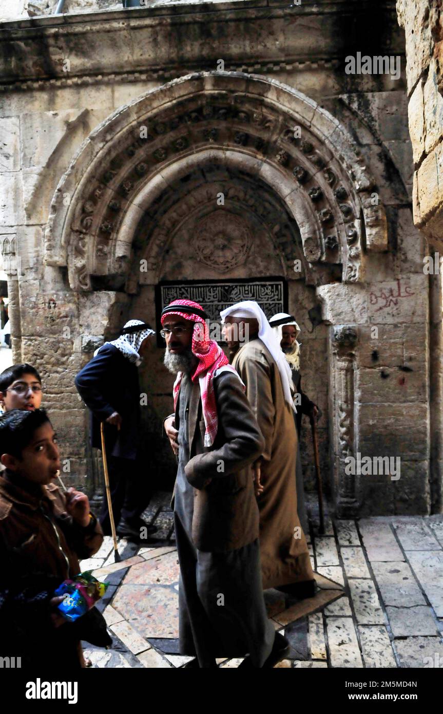 Sabil Bab al-Nazir water fountain in the Muslim quarter in Jerusalem's ...