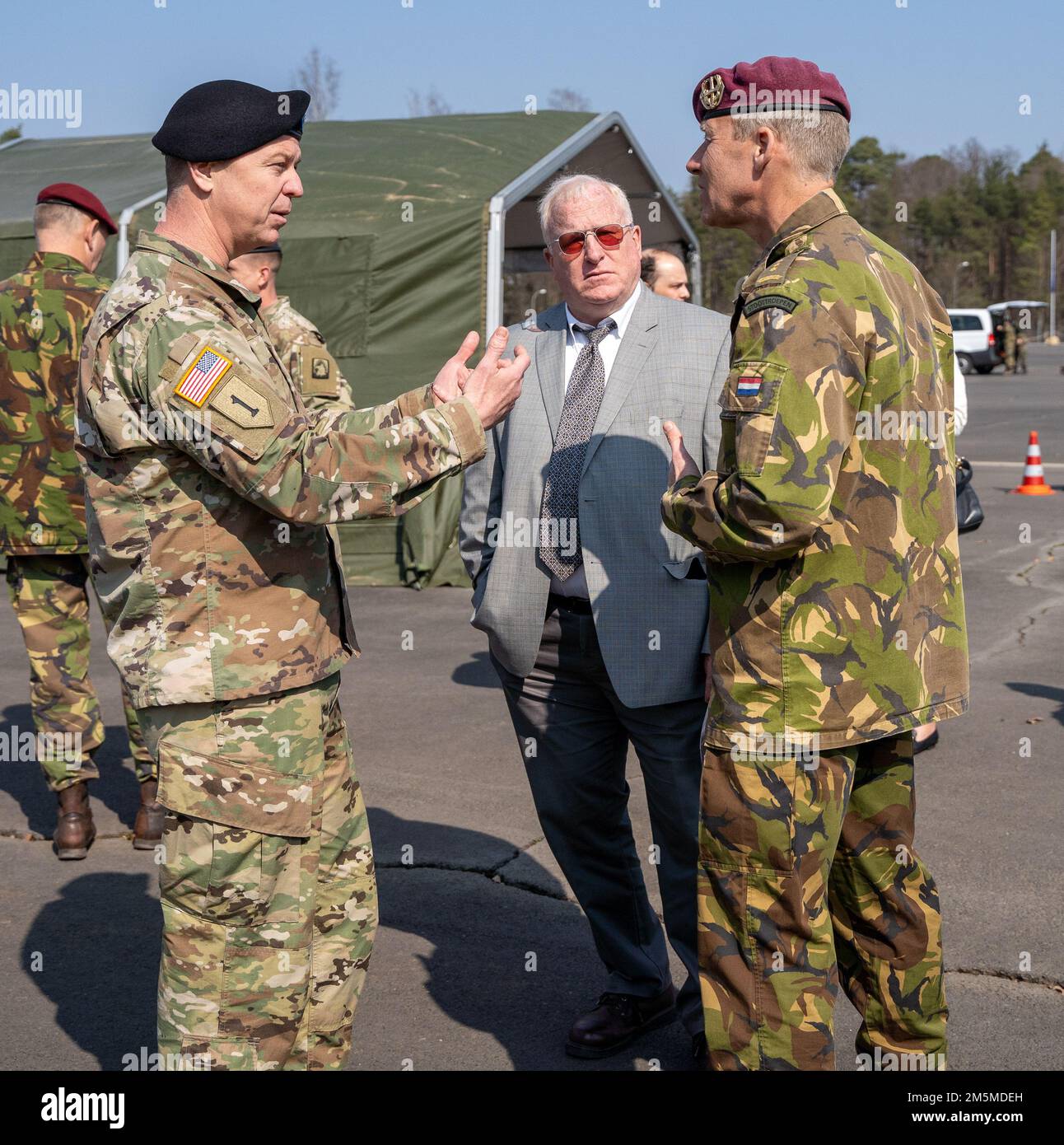 Col. Patrick Schuck (left), commander, 12th Combat Aviation Brigade ...