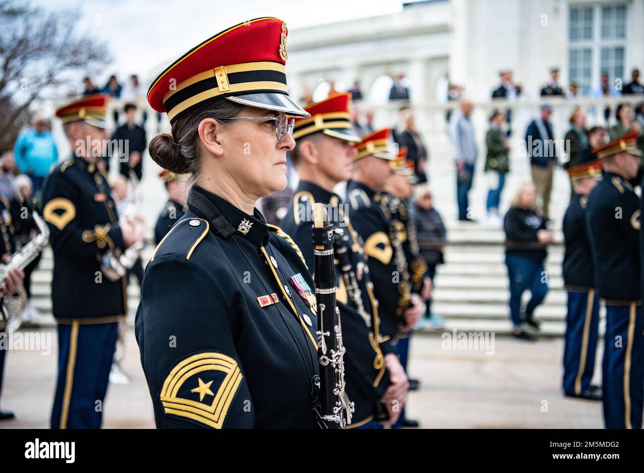 Members of the U.S. Army Band, "Pershing's Own" support an Army Full ...