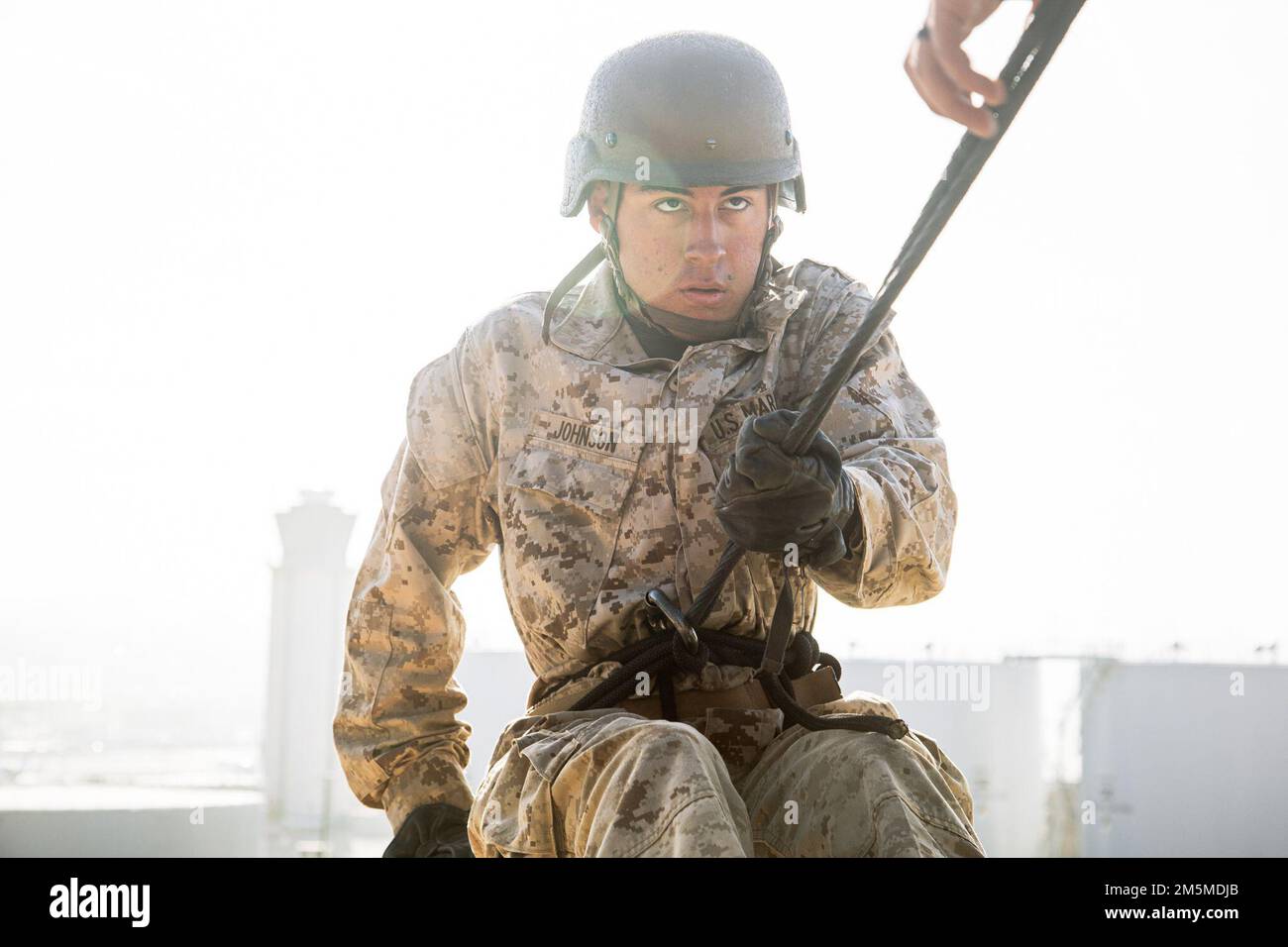 A new U.S. Marine with India Company, 3rd Recruit Training Battalion ...