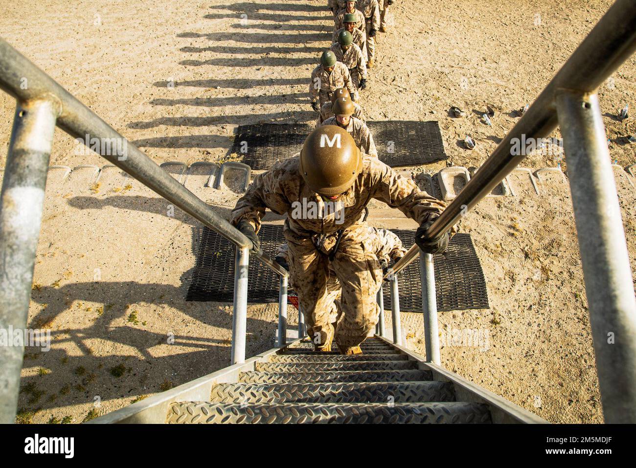 New U.S. Marines with India Company, 3rd Recruit Training Battalion ...