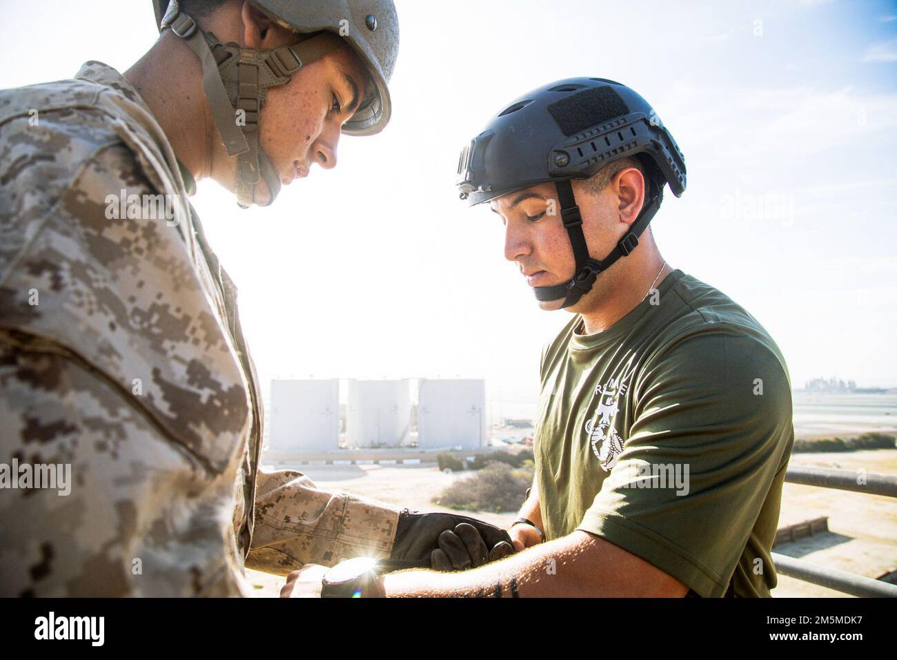 A new U.S. Marine with India Company, 3rd Recruit Training Battalion ...