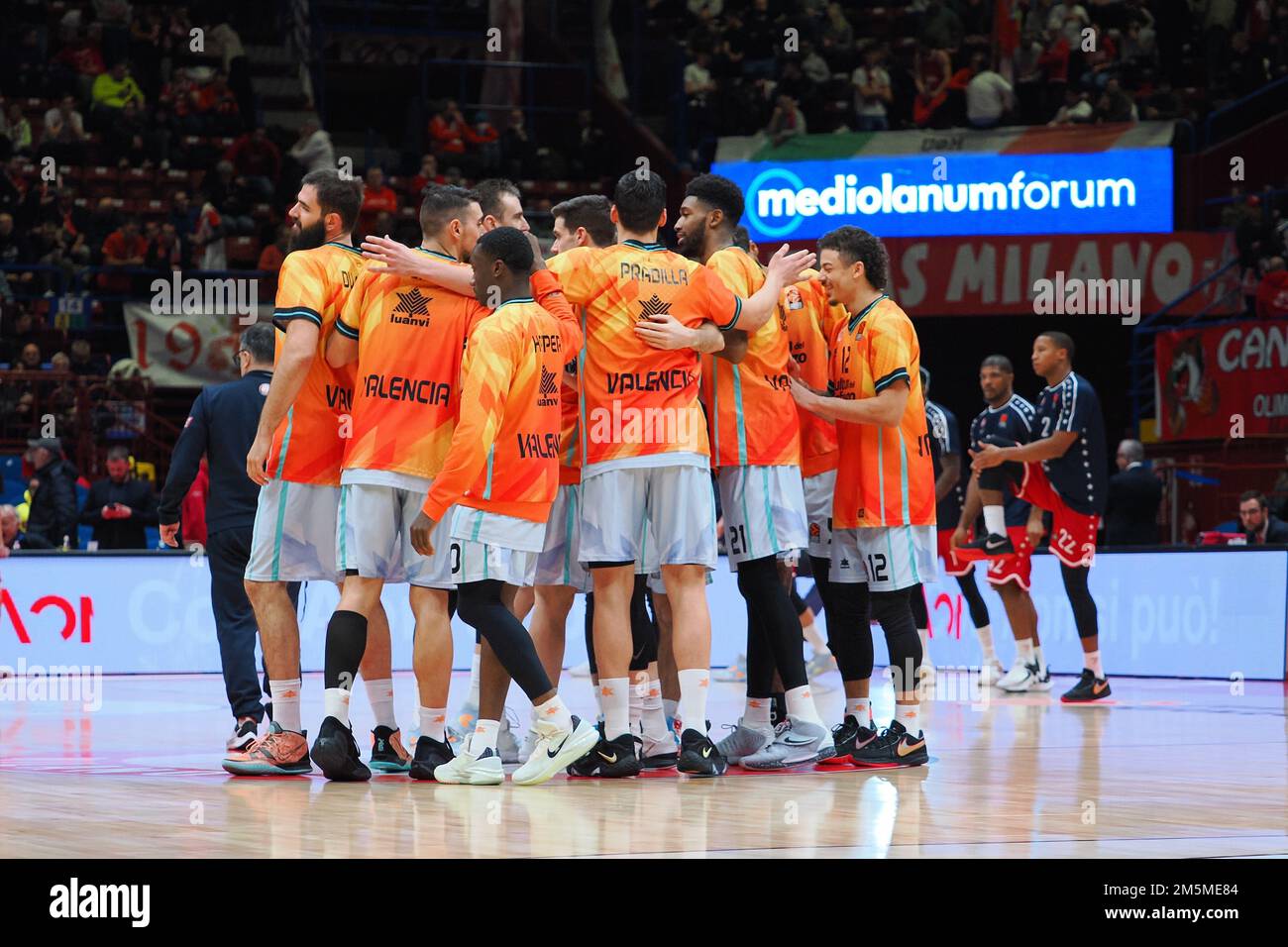 Milan, Italy. 29th Dec, 2022. (Valencia Basket) during EA7 Emporio ...