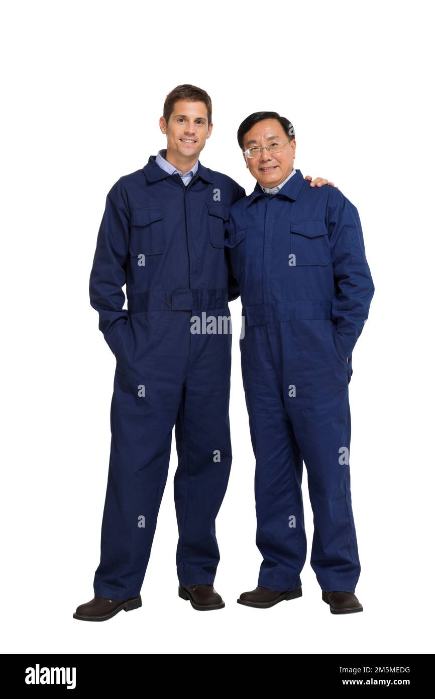 Photo shoot male astronauts and engineer team Stock Photo - Alamy