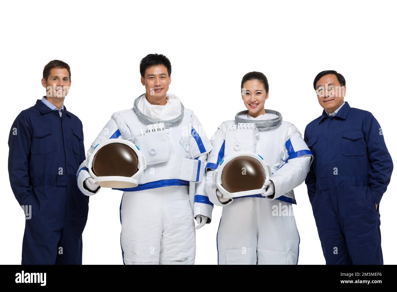 Team engineer man woman Cut Out Stock Images & Pictures - Alamy