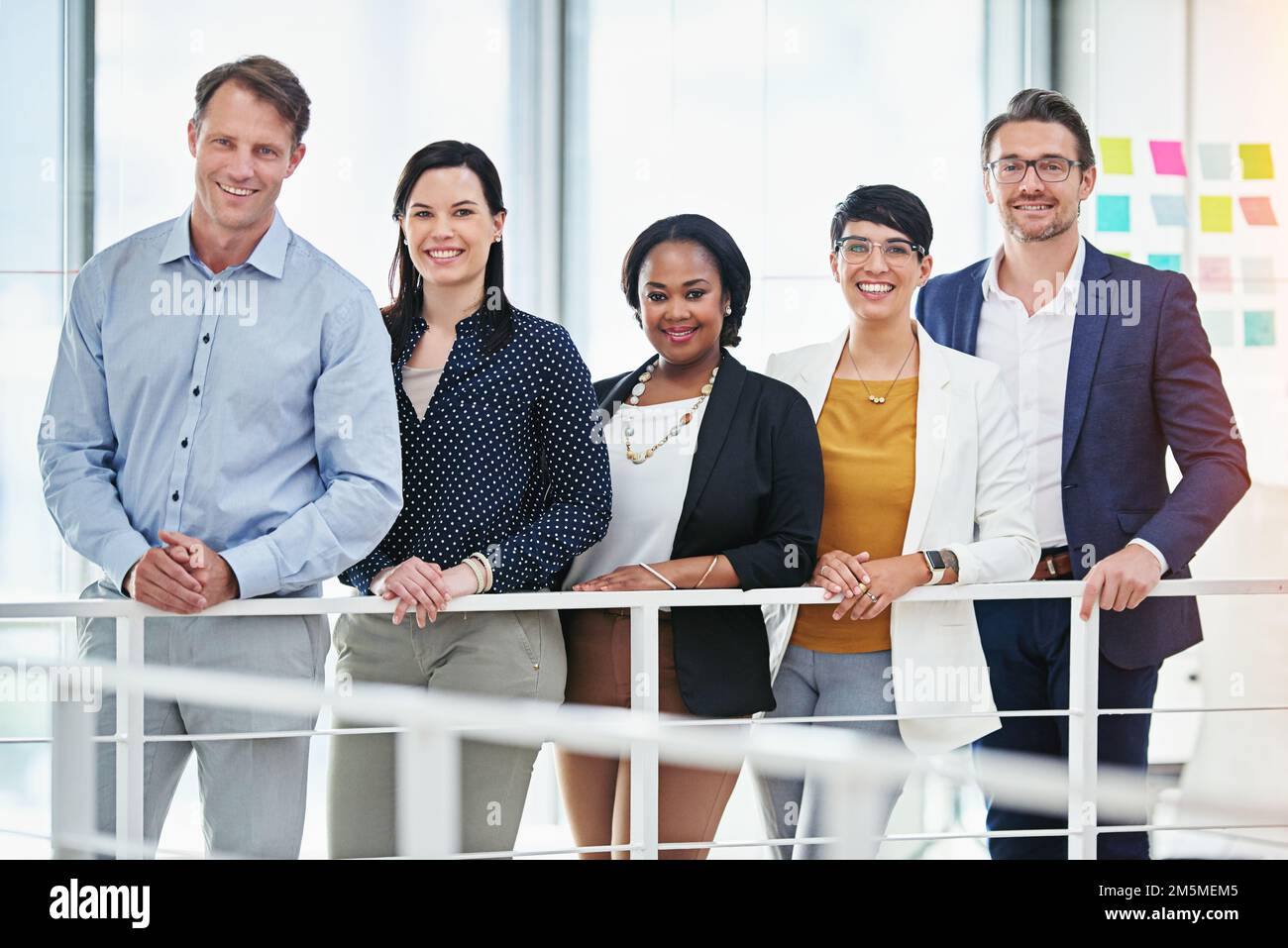 Were the team you need if you wish to succeed. Cropped portrait of five ...