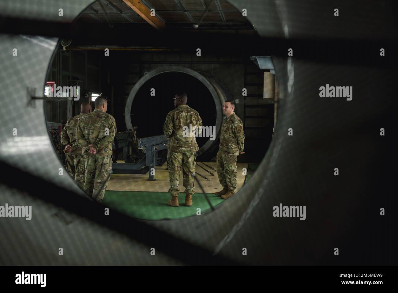 U.S. Air Force Chief Master Sgt. Wendell J. Snider, second from the ...