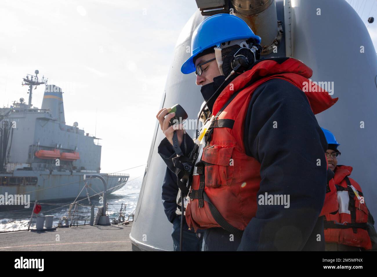 NORTH SEA (March 25, 2022) — Fire Controlman (Aegis) 2nd Class Brady ...