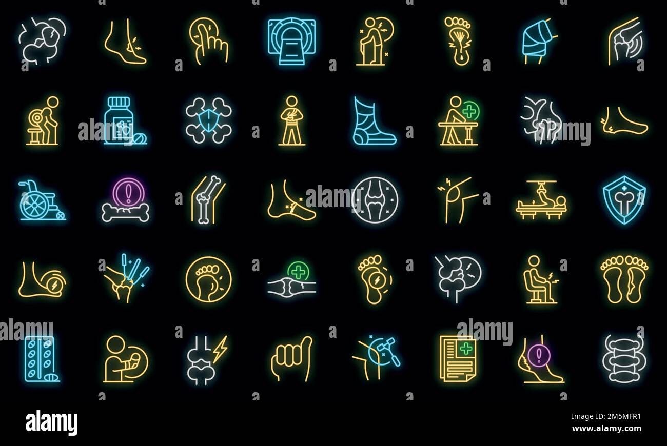 Rheumatoid arthritis foot icon hi-res stock photography and images - Alamy