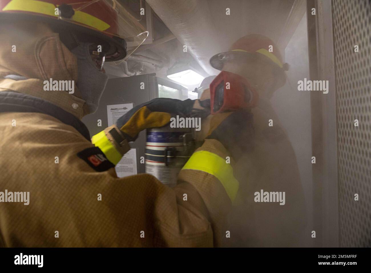 220325-N-AO868-1107 ADRIATIC SEA (March. 25, 2022) Damage Controlman ...