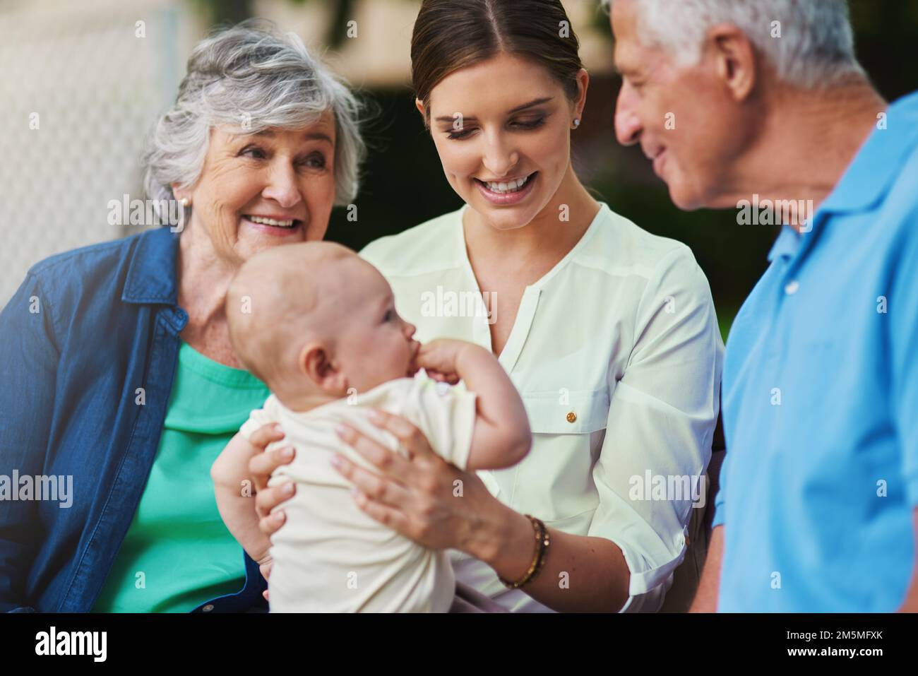 The best parents get promoted to grandparents. a three generational ...