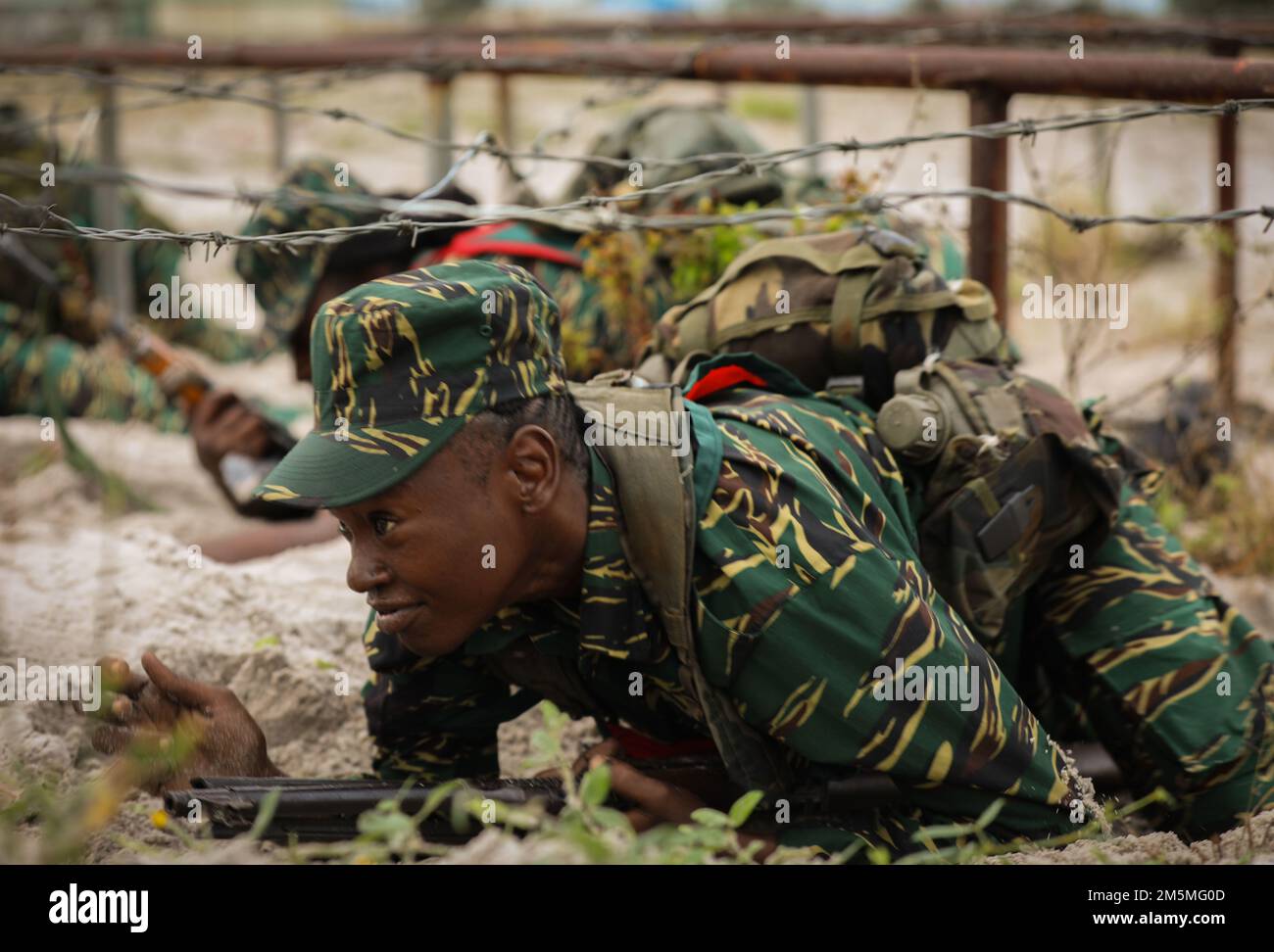Guyana Defence Force (GDF) members compete in the First Quarterly ...