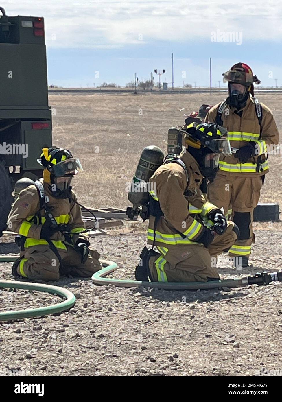Firefighers from from Nebraska Air National Guard focused on home ...