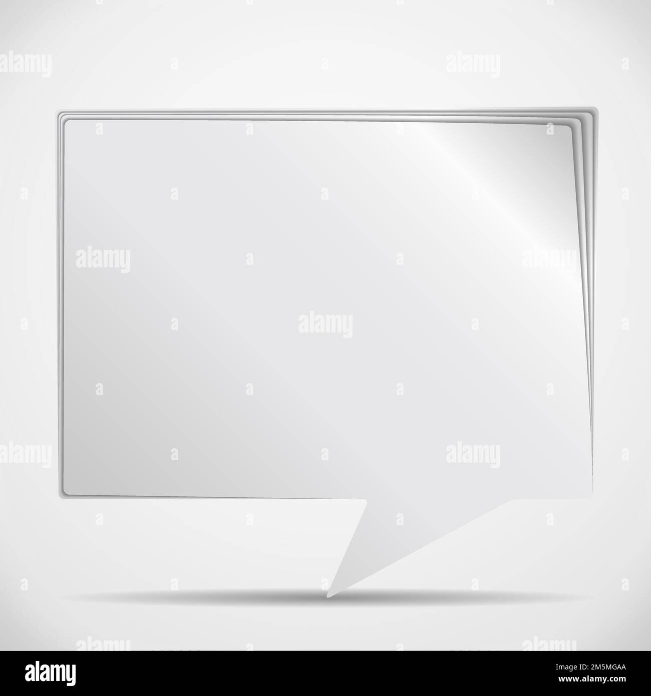 Paper Speech Bubble, vector eps10 illustration Stock Vector Image & Art ...