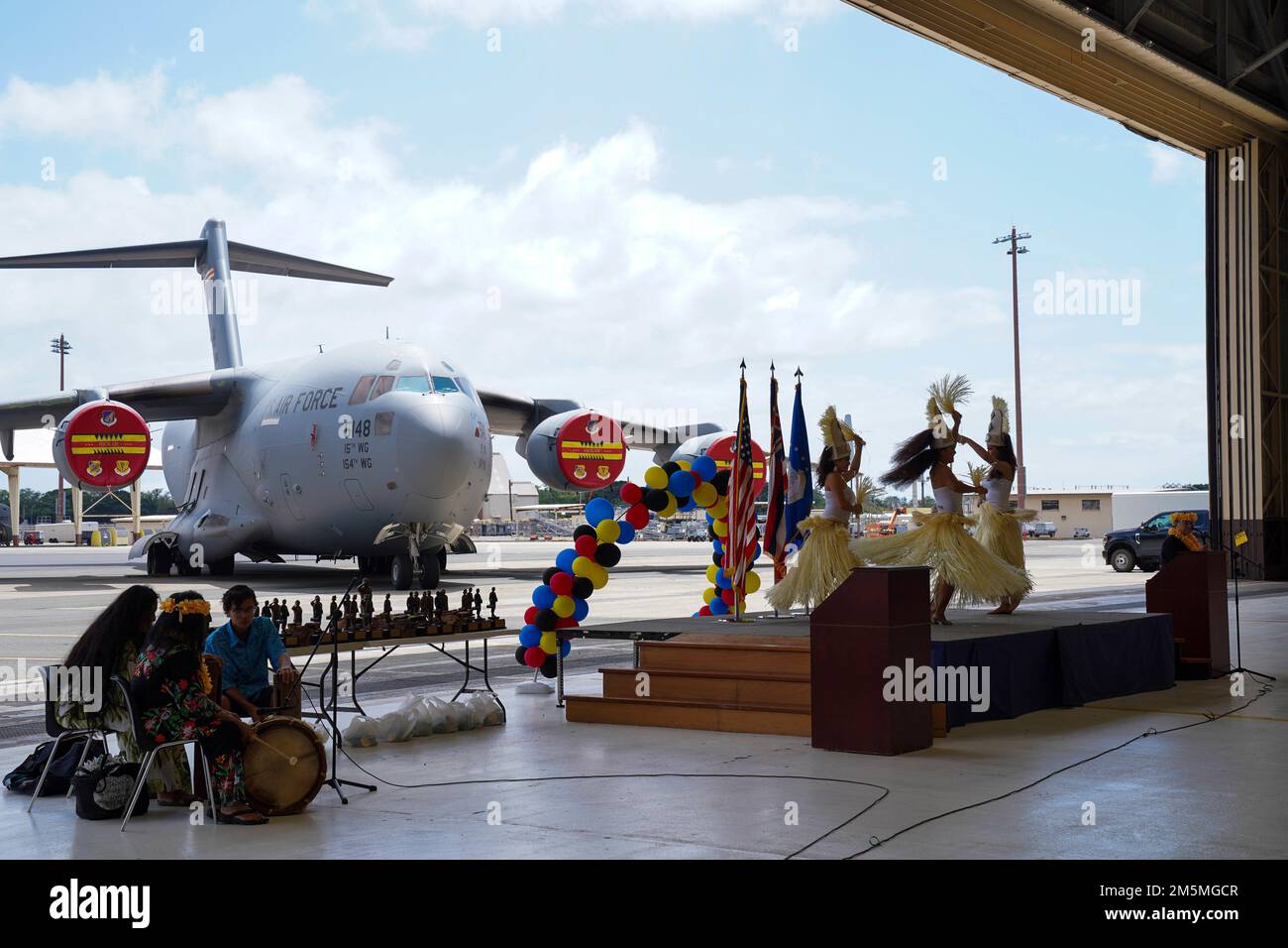 Polynesian dancers perform before the Maintenance Professional of the ...