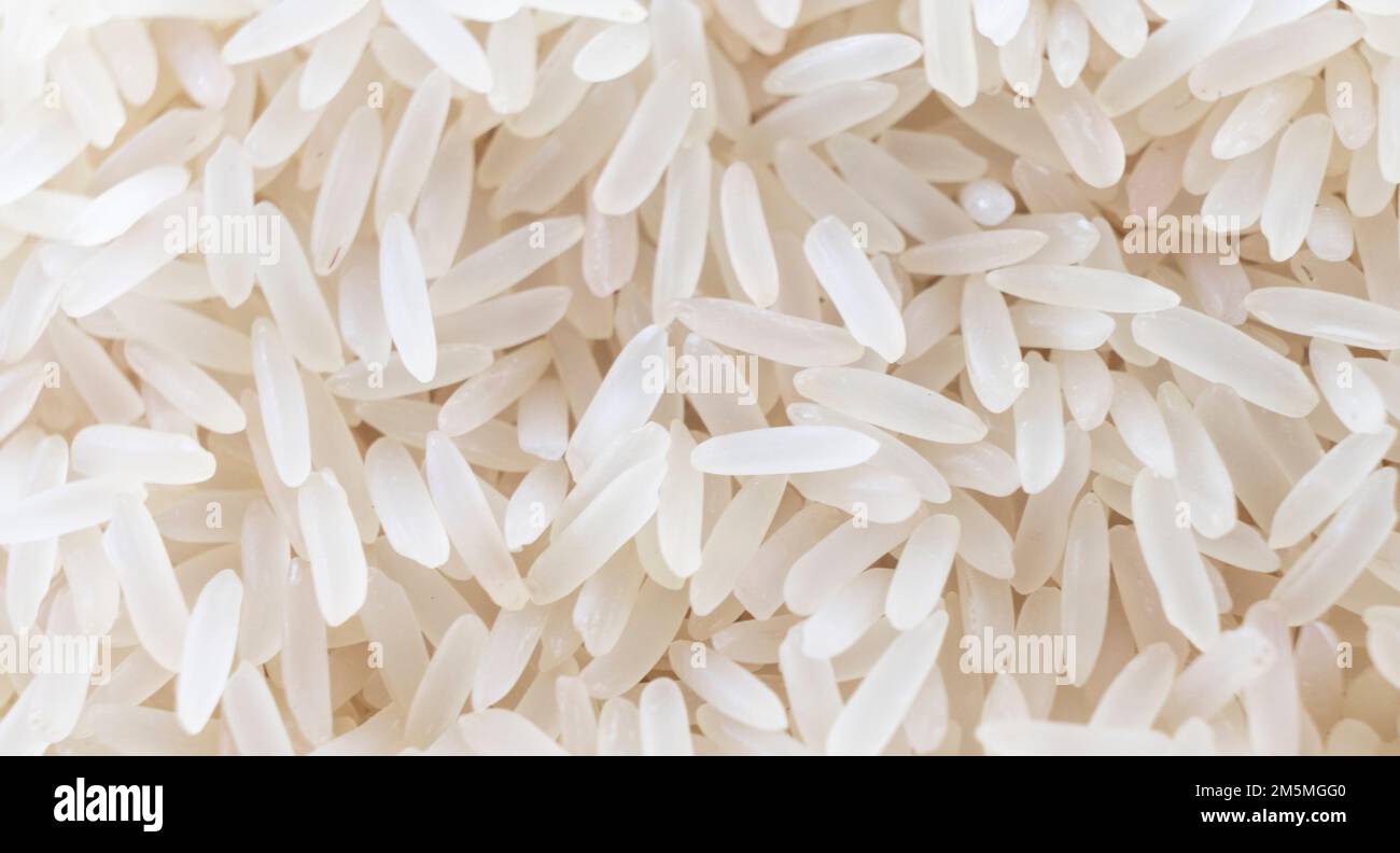 White rice texture background. Heap of white rice background. Macro ...