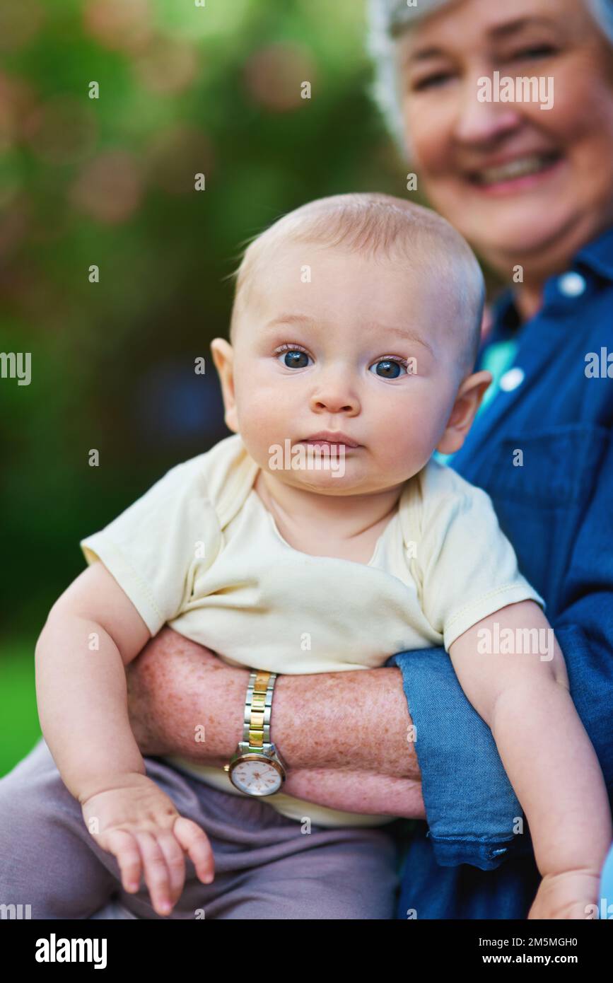 Boy grandma cute youth hi-res stock photography and images - Alamy