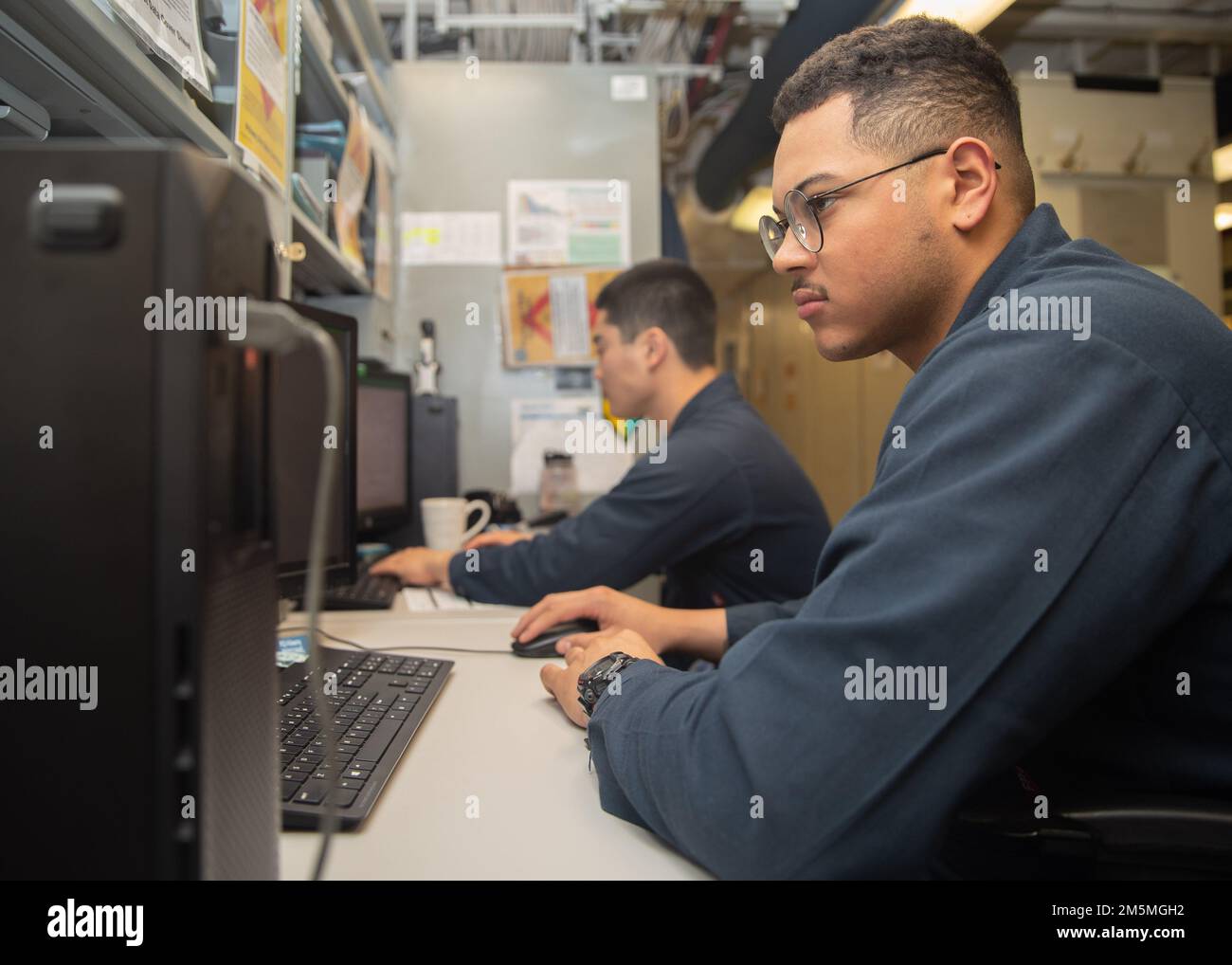 Personnel Specialist Seaman James Hodge, from Bethesda, Maryland ...