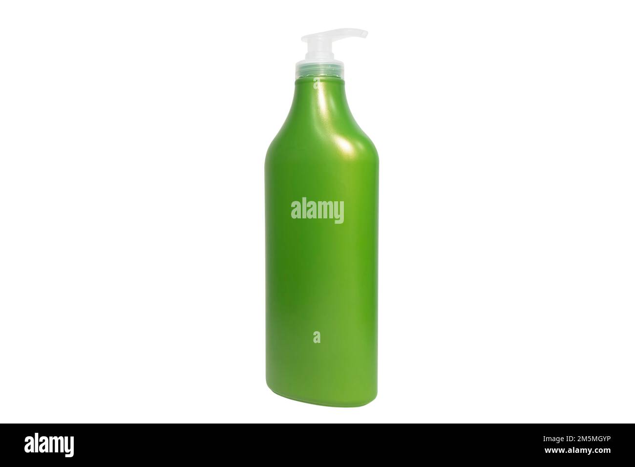 Plastic bottle for detergent cleaning agent isolated on white ...