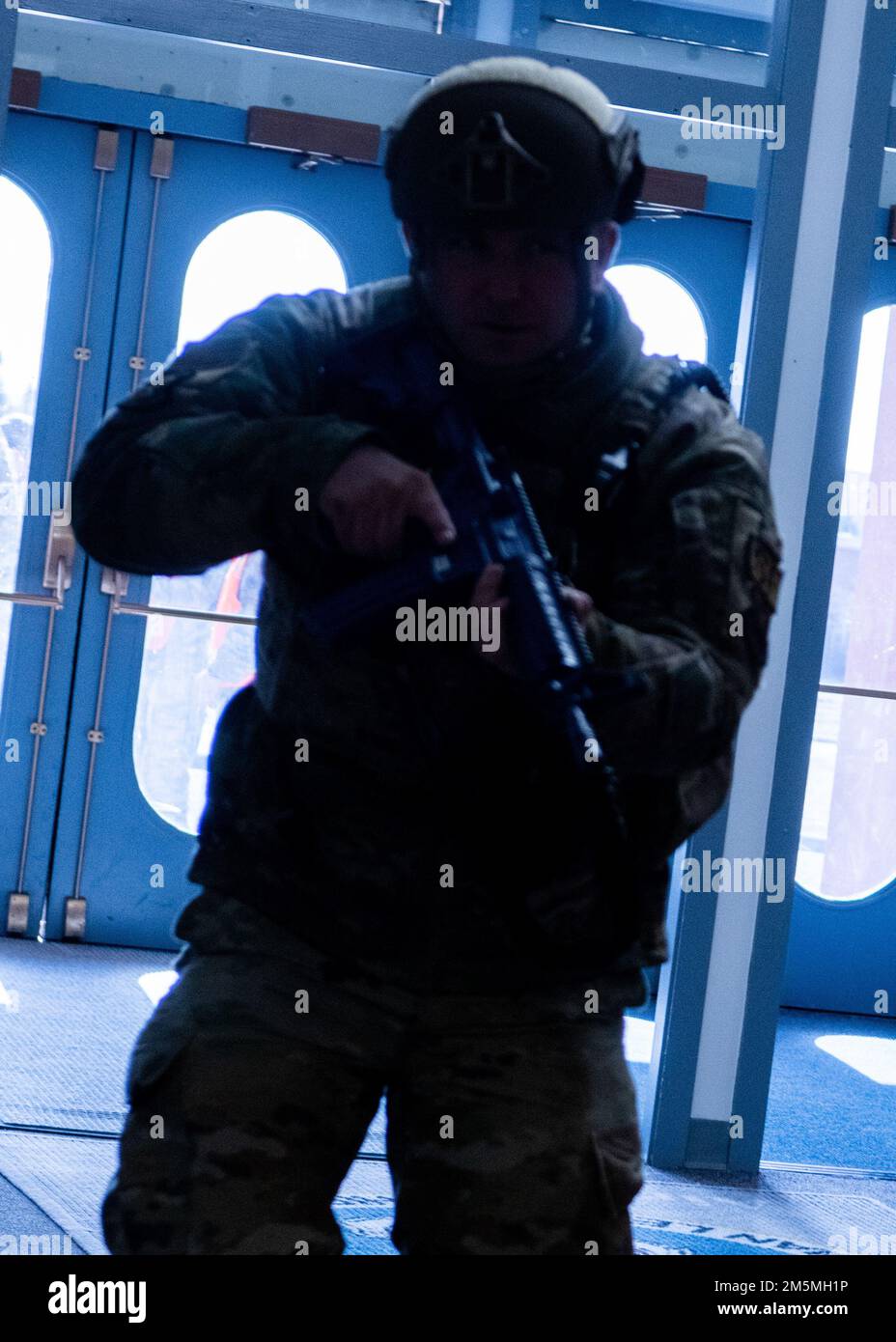 90th Security Forces Group personnel respond to a contingency situation ...