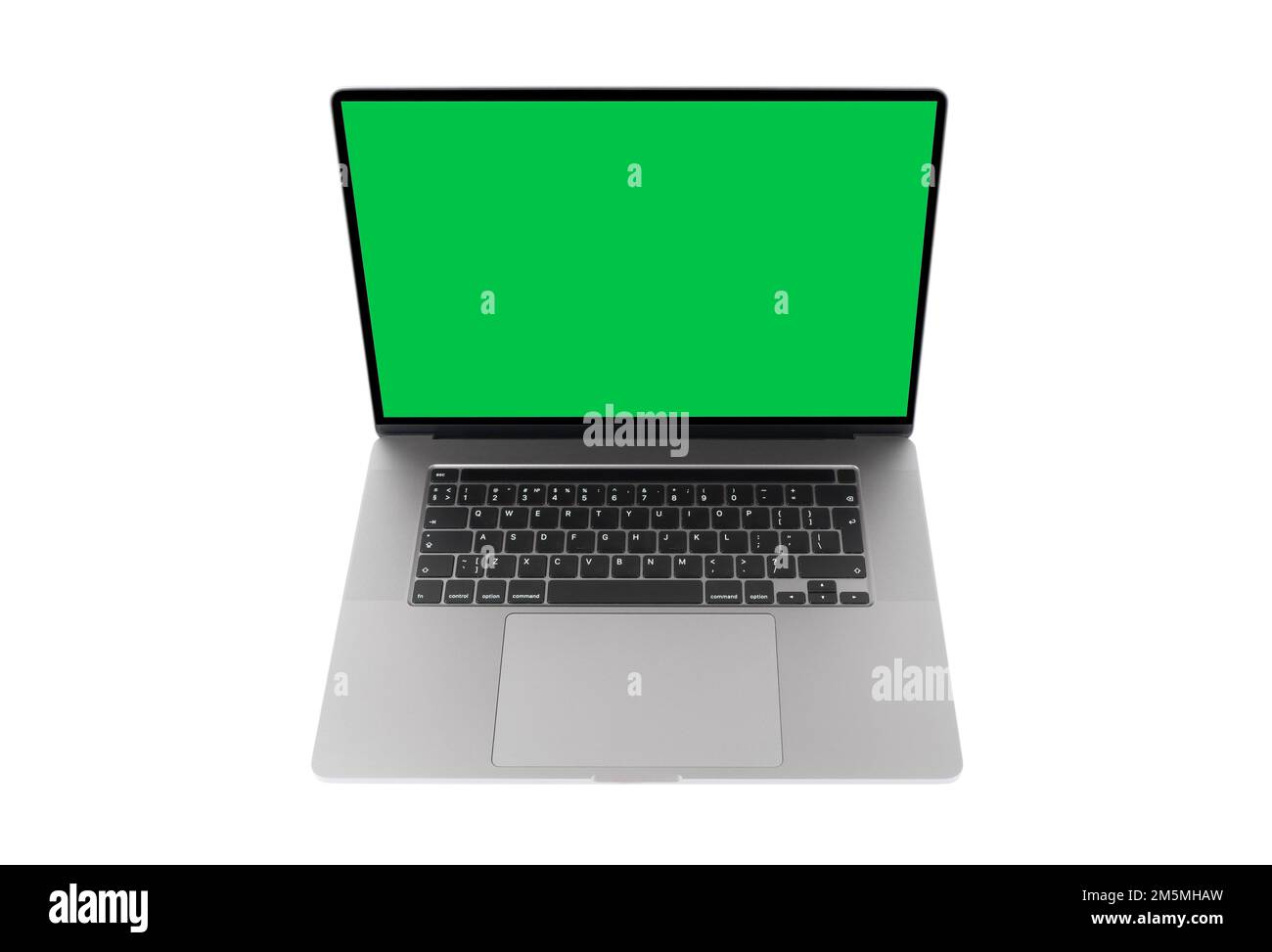 Laptop green screen chroma on Cut Out Stock Images & Pictures - Alamy