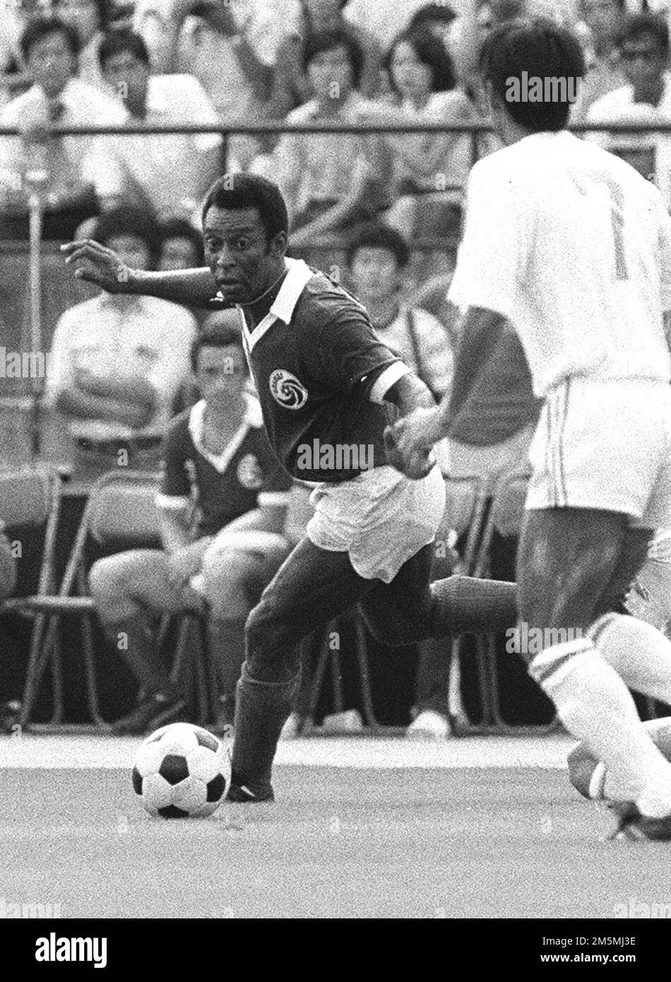 File photo shows Pele in action for New York Cosmos during his ...