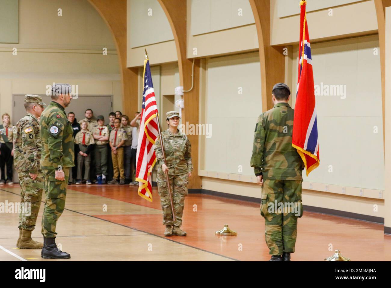 The United States-Norwegian Reciprocal Troop Exchange began with an ...