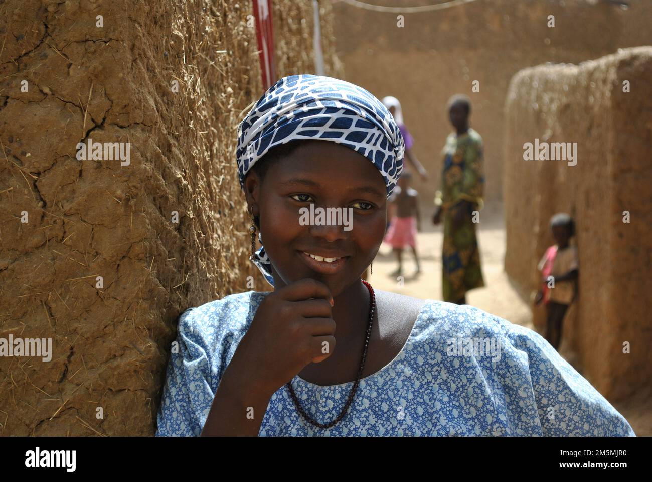 Cute african girl from Niger Stock Photo - Alamy