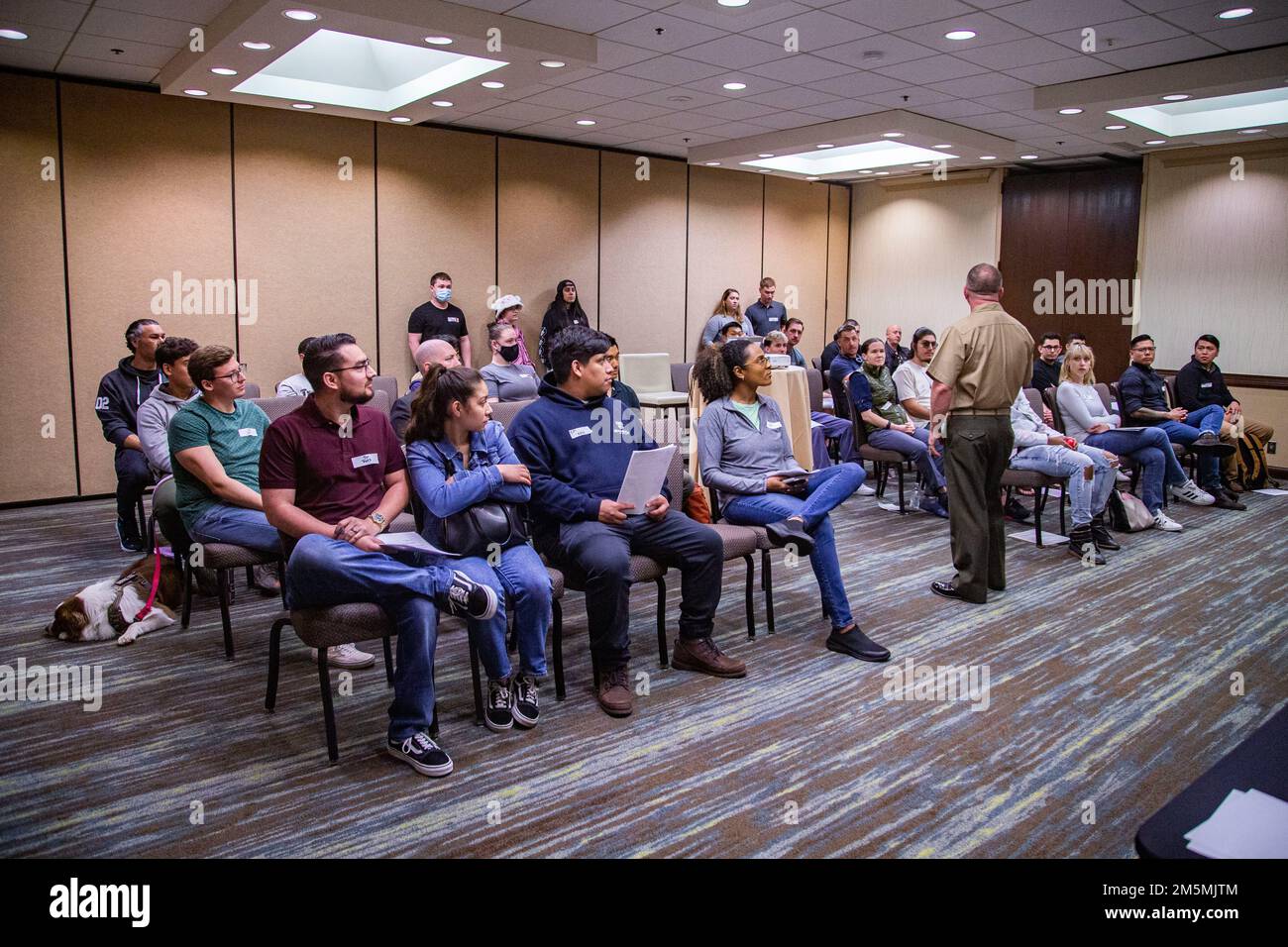 Members in the Individual Ready Reserves (IRR), attend a muster at La ...