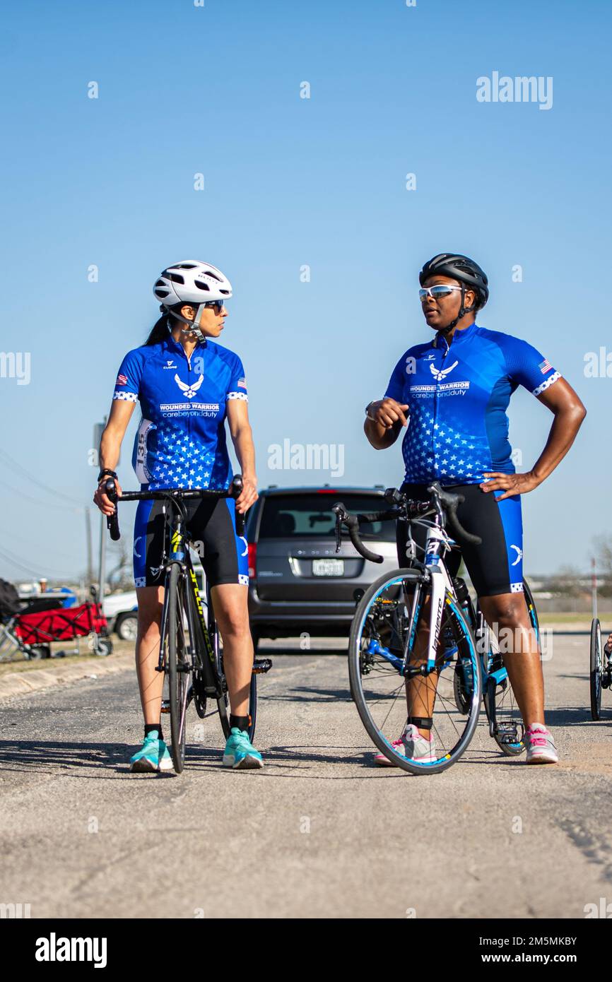 U.S. Air Force Tech. Sgt. Jessica Garcia (left) and Ret. Tech. Sgt ...