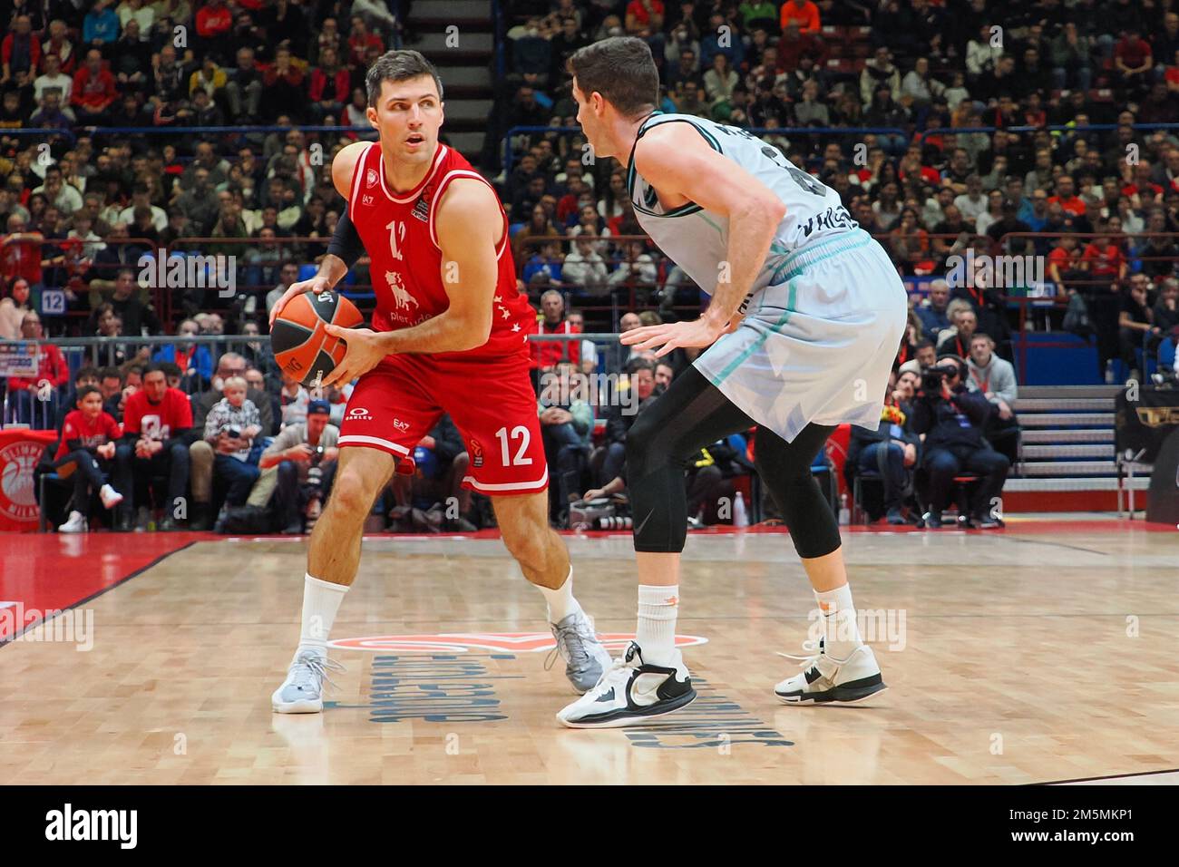 Milan, Italy. 29th Dec, 2022. Billy Baron (EA7 Emporio Armani Olimpia ...