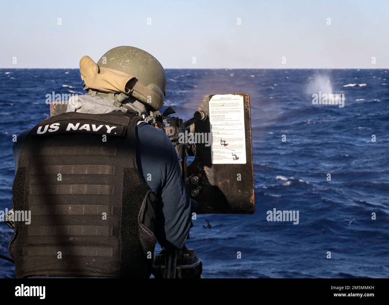 ATLANTIC OCEAN (March 26, 2022) – Gunner's Mate 1st Class Bobby ...