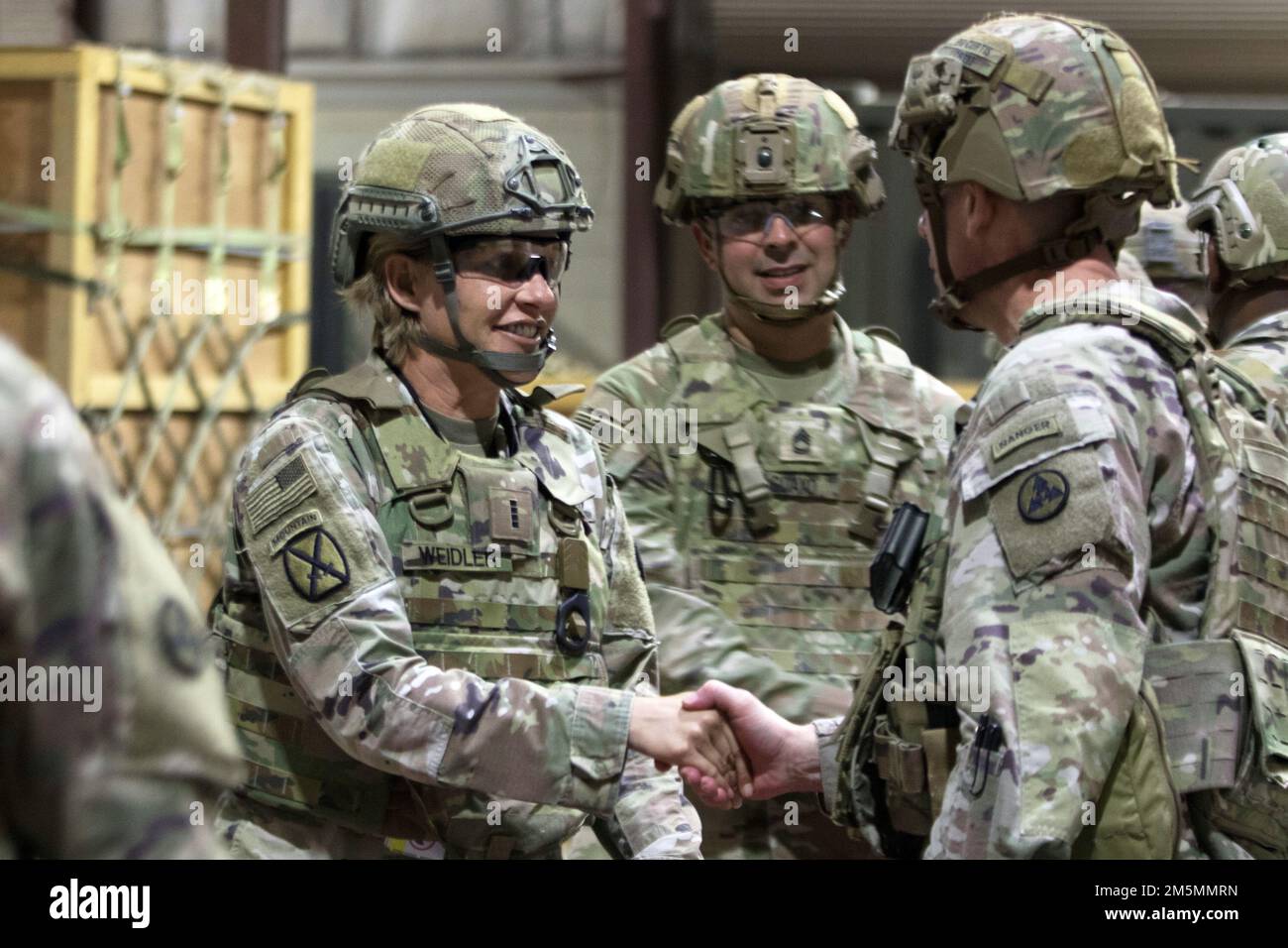 Chief Warrant Officer 4 Amanda J. Weidler, the senior airdrop advisor ...