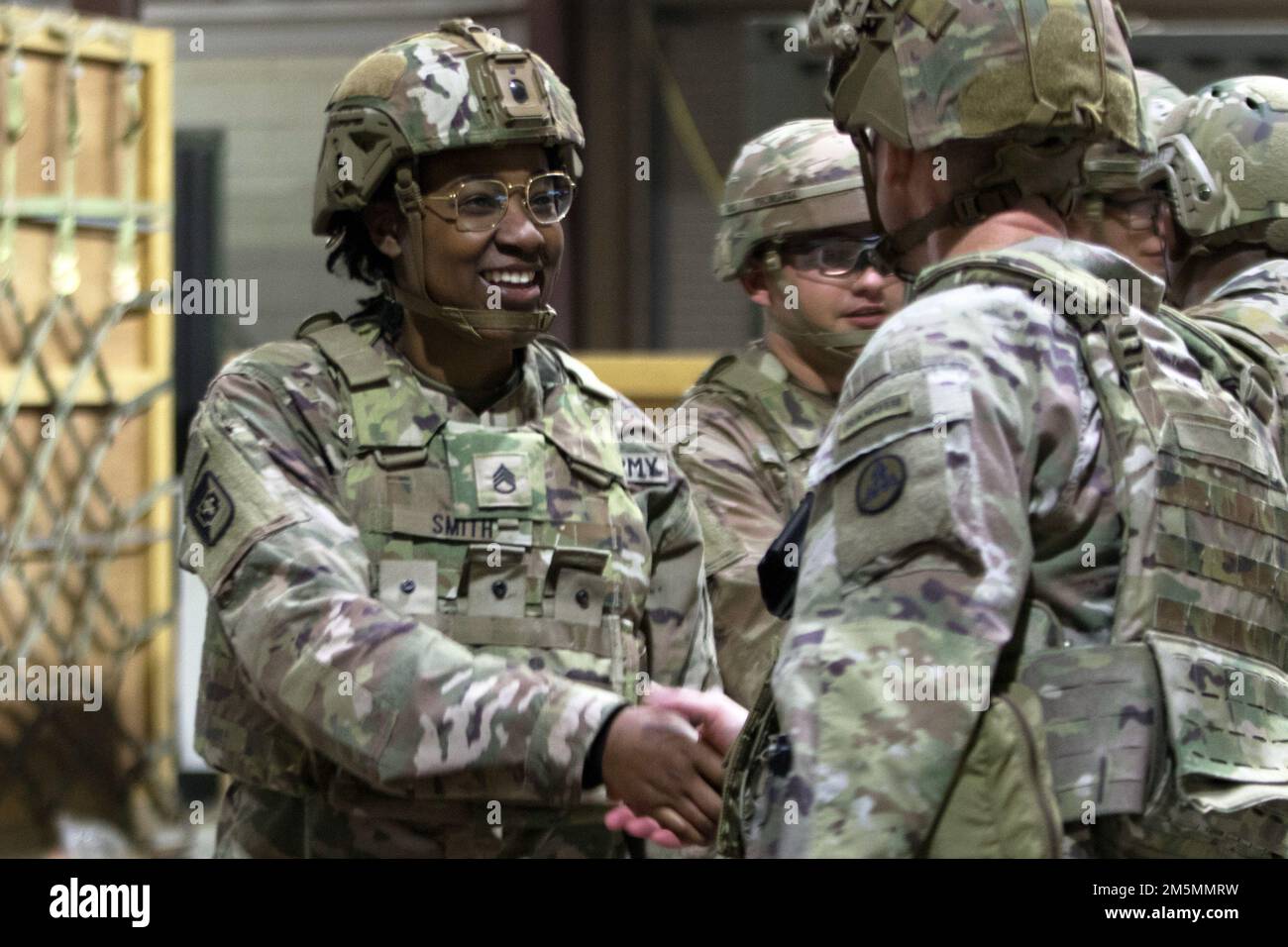 Staff Sgt. Tasha D. Smith, a medical logistics specialist assigned to ...