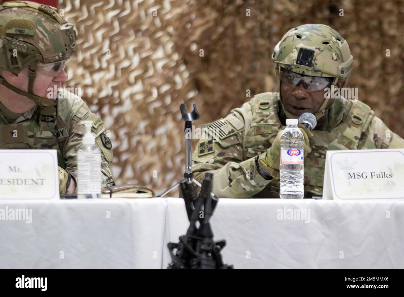 Master Sgt. Jamel C. Fulks, senior enlisted advisor, 3rd Expeditionary ...