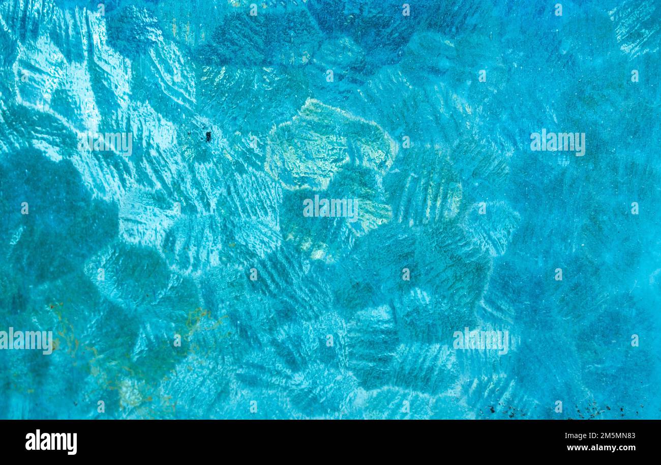 A Texture of a blue mosaic glass for aquatic backgrounds Stock Photo ...