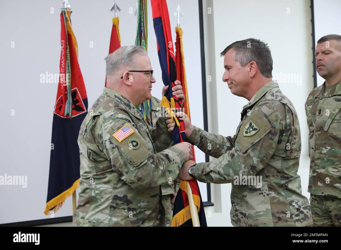 Command Sgt. Major H.H. George Luedtke officially took his duties as ...