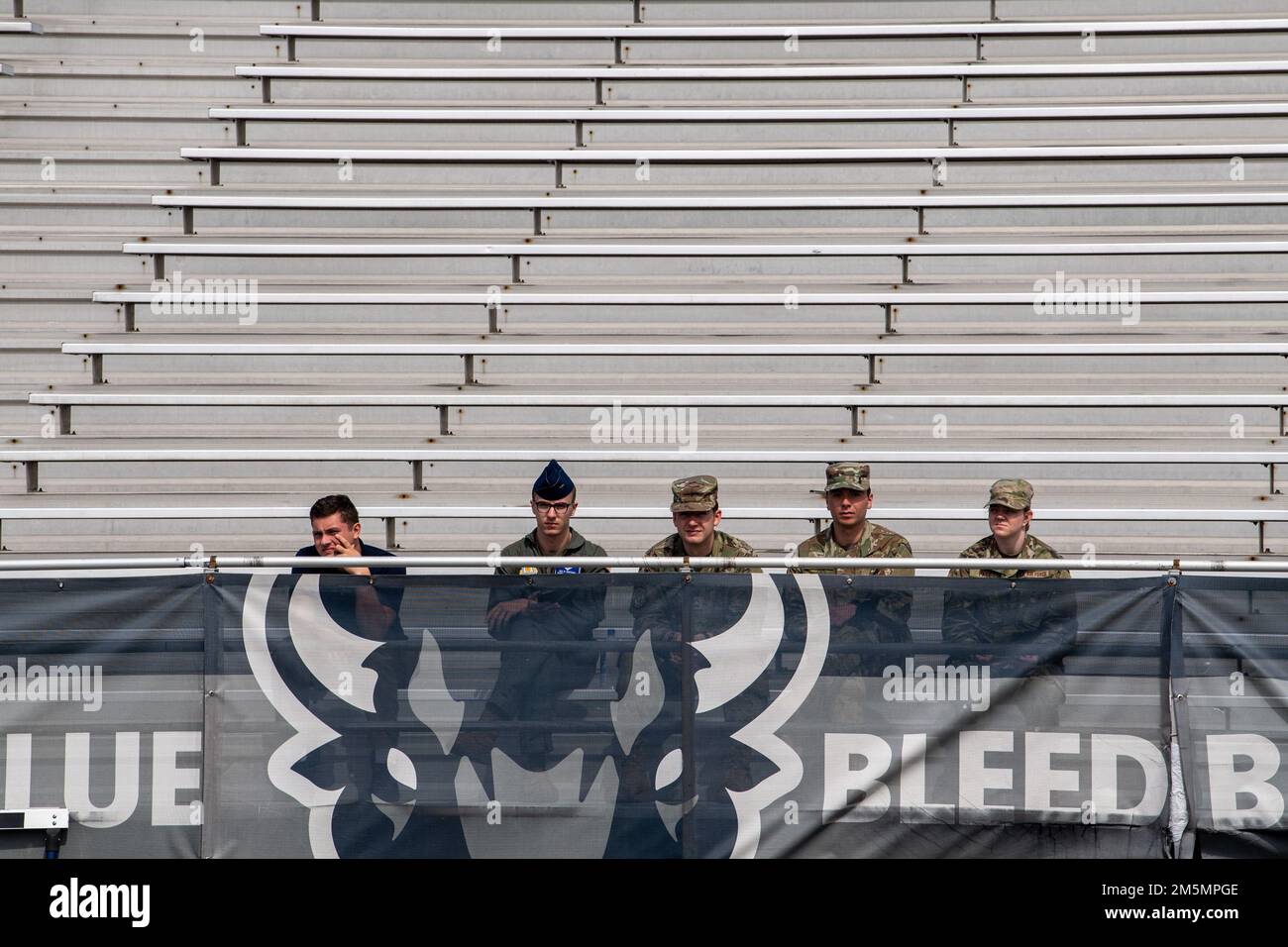 Cadets with Air Force Reserve Officers' Training Corps Detachment 130 ...