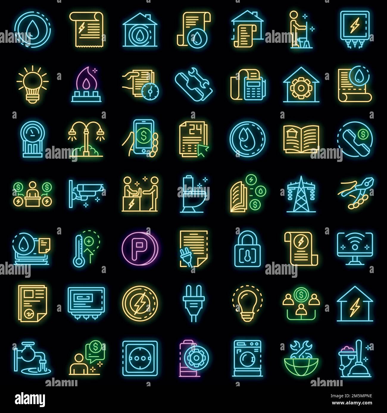 Cable tv connection on utility Stock Vector Images - Alamy