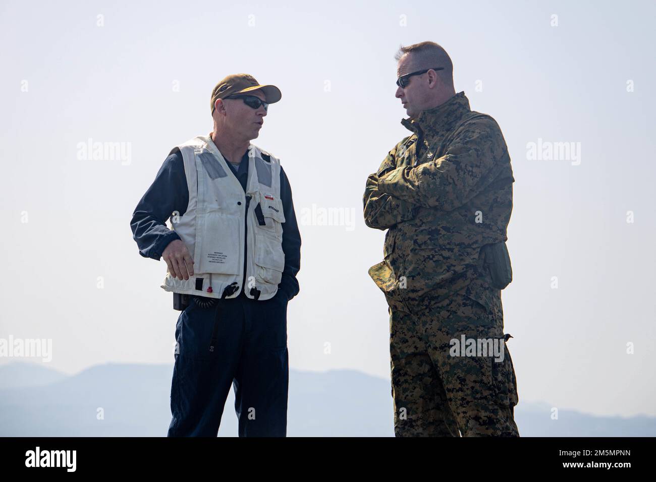 SOUDA BAY (March 27, 2022) – U.S. Marine Corps Col. Robert Hallett ...