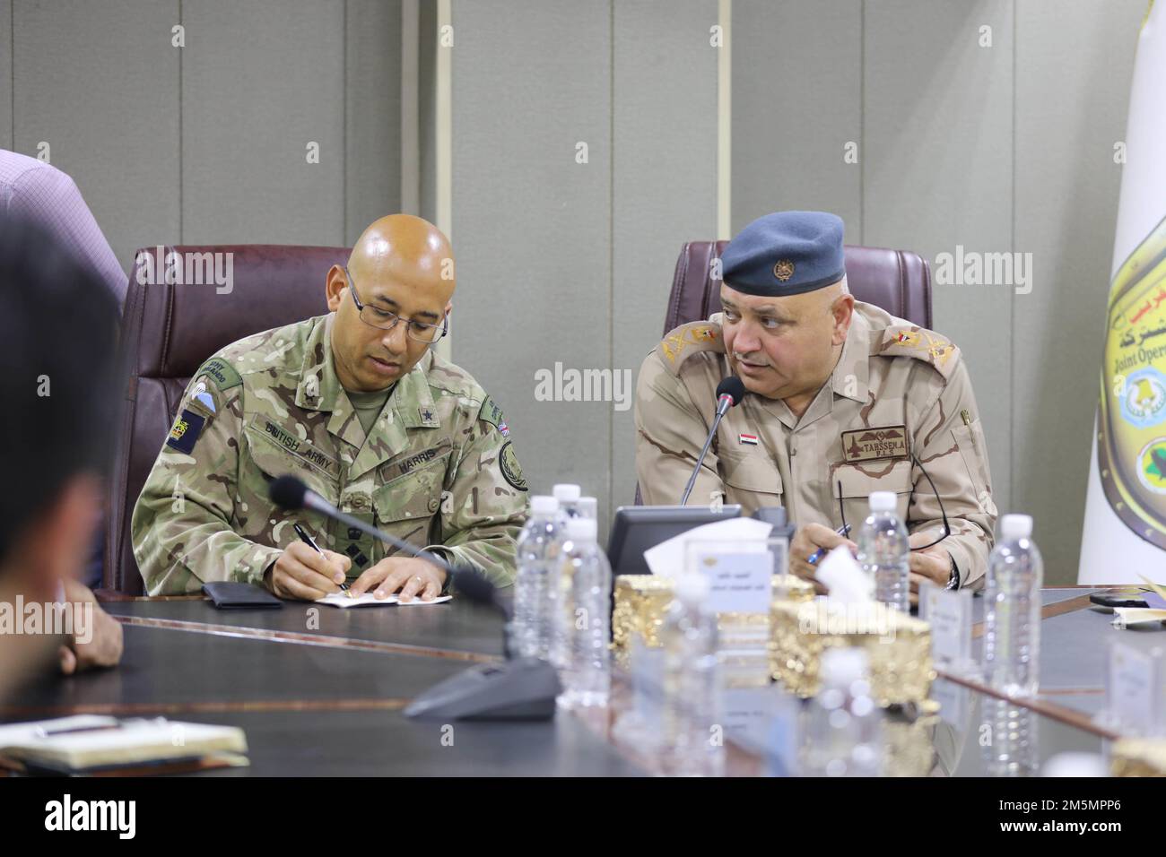 British Army Brigadier Karl Harris, the deputy commanding general of ...