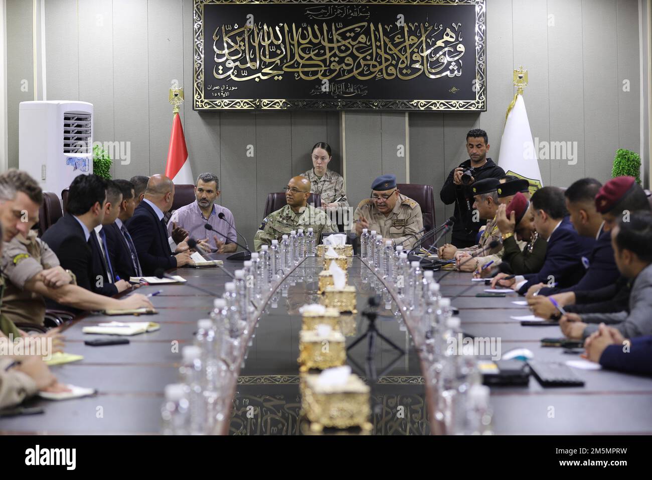 British Army Brigadier Karl Harris, the deputy commanding general of ...