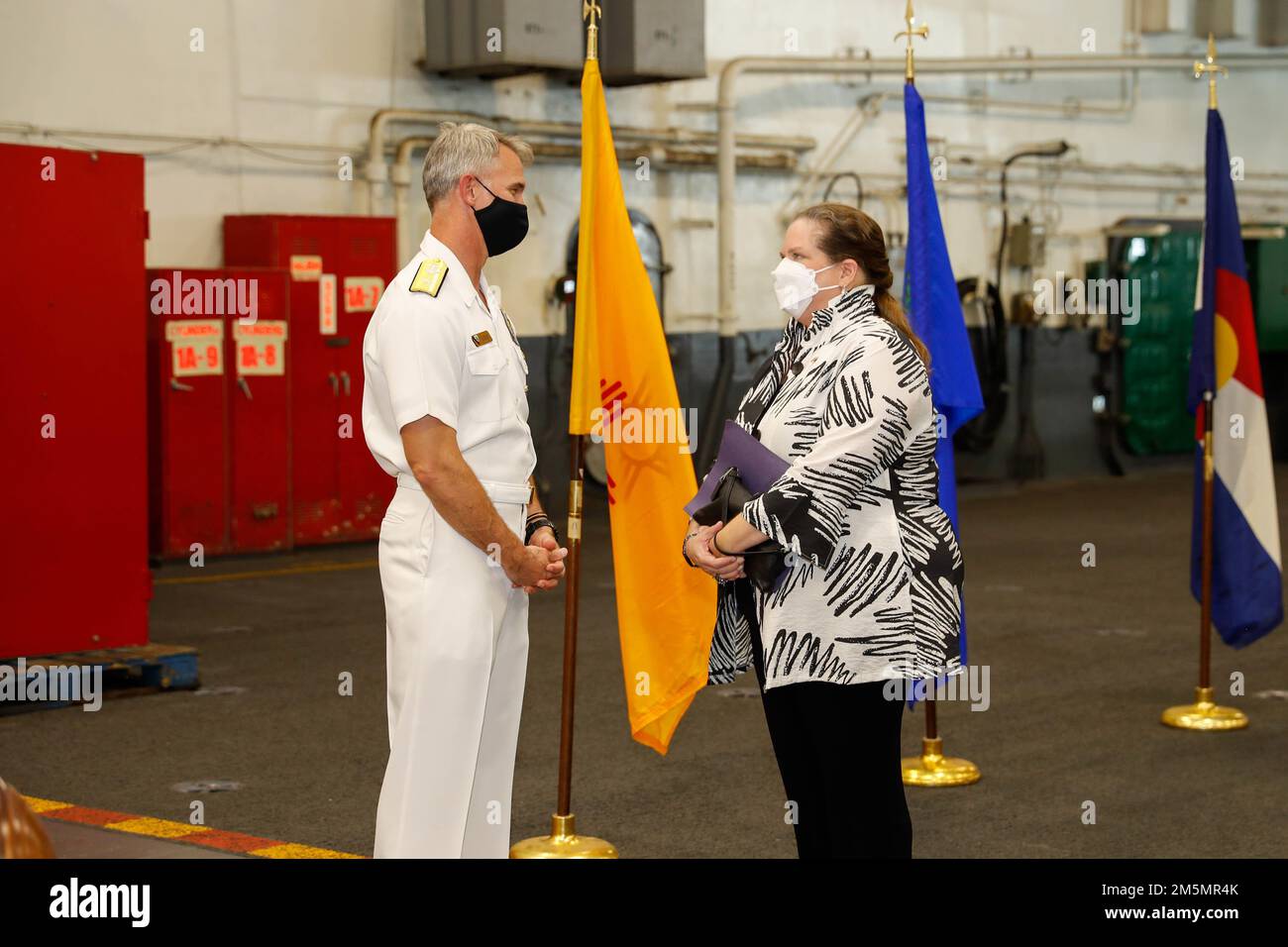 MANILA BAY, Philippines (March 27, 2022) Rear Adm. J.T. Anderson, commander, Carrier Strike ...