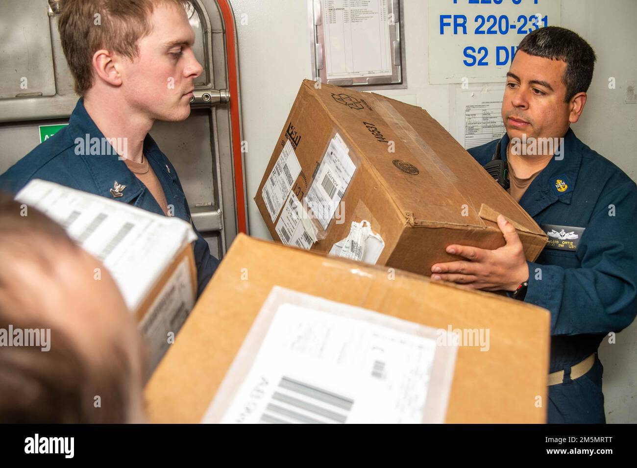 220327-N-UP745-1260 EAST MEDITERRANEAN SEA (March 27, 2022) Chief ...