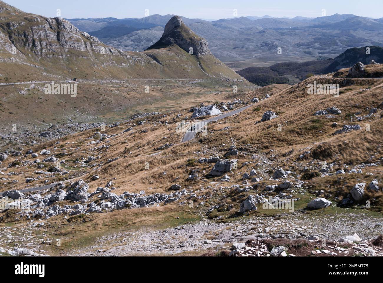 The Sedlo Pass Route, Durmitor, Montenegro Stock Photo - Alamy