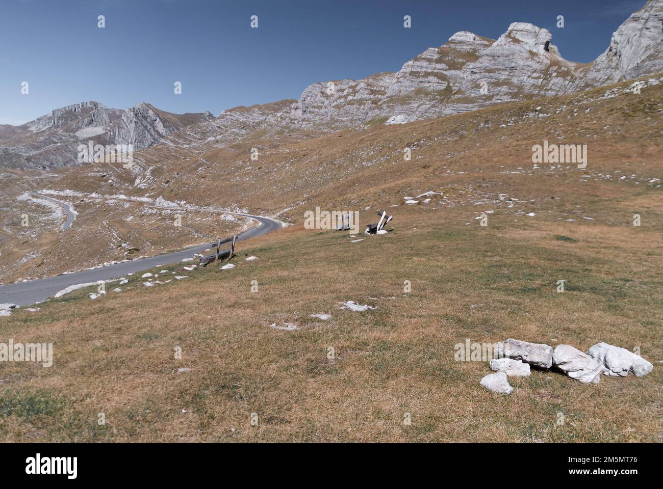 The Sedlo Pass Route, Durmitor, Montenegro Stock Photo - Alamy