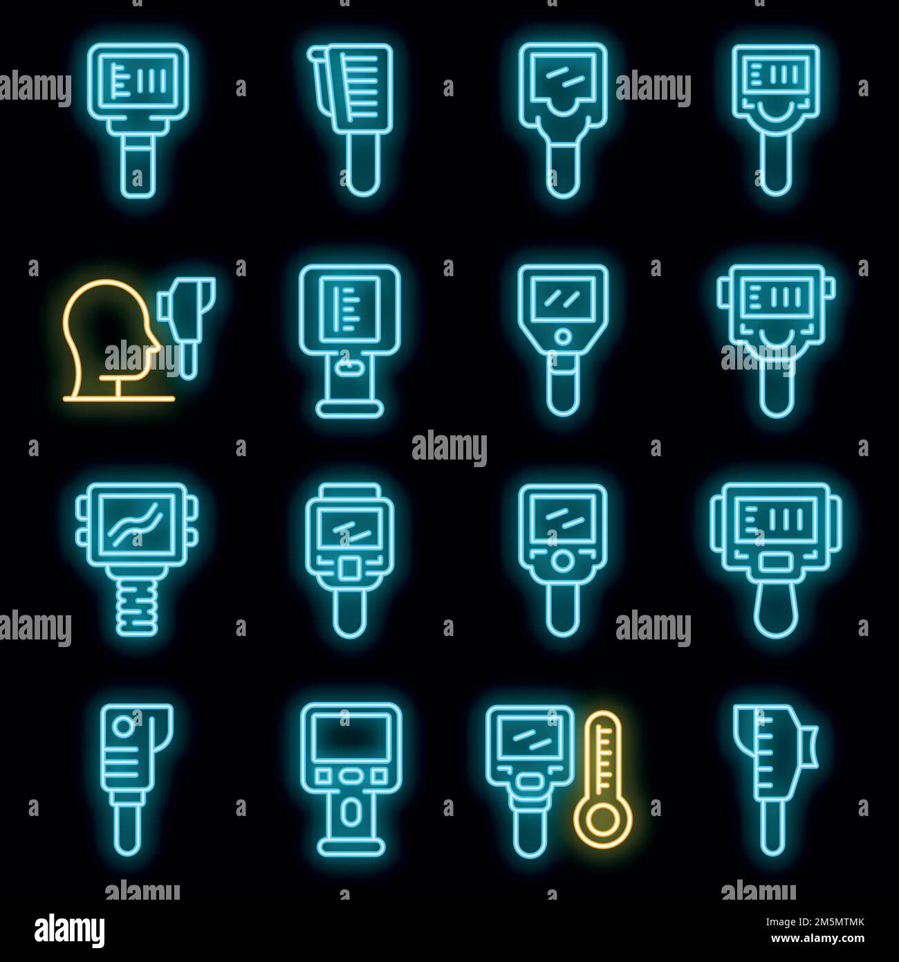 Thermal imager icons set. Outline set of thermal imager vector icons ... Thermal imager icons set. Outline set of thermal imager vector icons ...