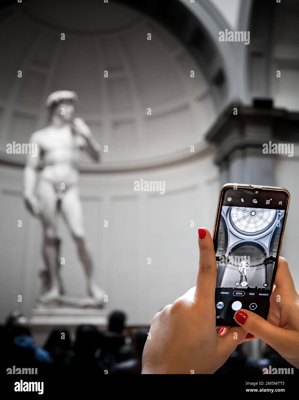 A human statue in Florence Stock Photo - Alamy