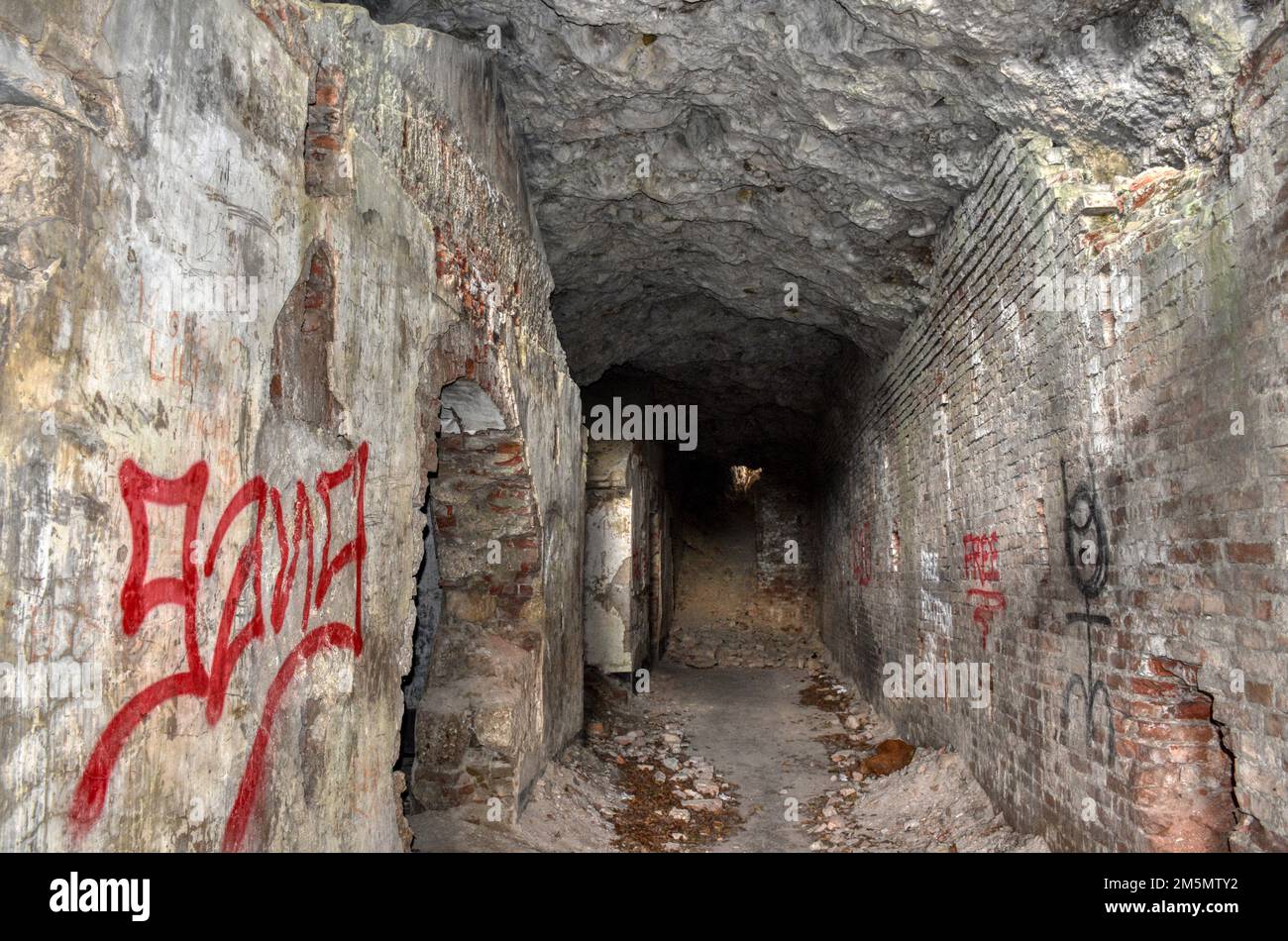 Osoppo, Festung, Bunker, Ruine, Friaul, Denkmal, Forte Osoppo, Gewölbe ...